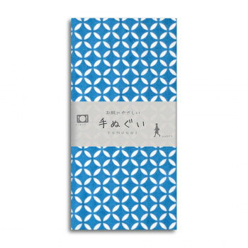 &nbsp;KADONO SARASHI SOME 和晒 小紋柄 手ぬぐい 七宝/青おしゃれな手ぬぐい【KADONO SARASHI SOME 和晒 小紋柄 手ぬぐい 七宝/青】 fk094igrjs 歴史のある定番の小紋柄、色が美しく、生...