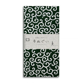 &nbsp;KADONO SARASHI SOME 和晒 小紋柄 手ぬぐい 唐草/緑おしゃれな手ぬぐい【KADONO SARASHI SOME 和晒 小紋柄 手ぬぐい 唐草/緑】 fk094igrjs 歴史のある定番の小紋柄、色が美しく、生...