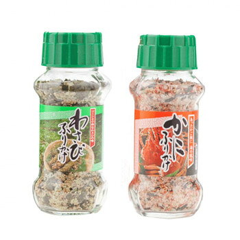 &nbsp;みなり わさびふりかけ 85g・かにふりかけ 85g 各15個セット風味ゆたかなふりかけ【みなり わさびふりかけ 85g・かにふりかけ 85g 各15個セット】 栄養成分栄養成分表(100g当たり)【わさびふりかけ】熱量:359...