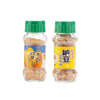 &nbsp;みなり じゃがバターふりかけ 65g・唐辛子納豆ふりかけ 90g 各15個セットふりかけセット【みなり じゃがバターふりかけ 65g・唐辛子納豆ふりかけ 90g 各15個セット】 栄養成分(100g当たり)じゃがバターふりかけ:...