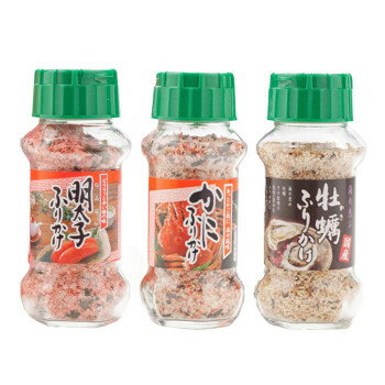 &nbsp;みなり 明太子ふりかけ 85g・かにふりかけ 85g・牡蠣ふりかけ 95g 各10個セット風味ゆたかなふりかけ【みなり 明太子ふりかけ 85g・かにふりかけ 85g・牡蠣ふりかけ 95g 各10個セット】 栄養成分栄養成分表(1...