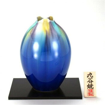 &nbsp;日本製 伝統工芸 九谷焼 博峰作 8号花瓶 釉彩 N169-03和風にも洋風にも合わせやすい花瓶【日本製 伝統工芸 九谷焼 博峰作 8号花瓶 釉彩 N169-03】 fk094igrjs 和風にも洋風にも合わせやすく、室内のあら...