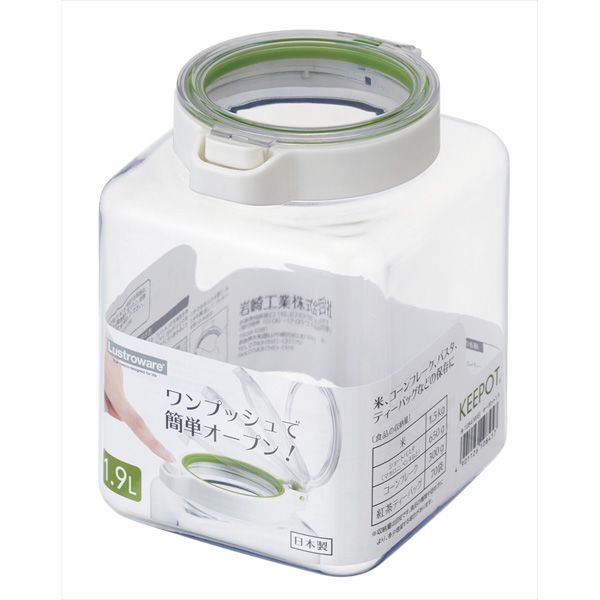 　ギフトサービスについて■生産国: 日本■サイズ: 商品サイズ(約):120x130x164mm、容量:1.9L、商品重量:259g■素材: 本体:AS樹脂、フタ:飽和ポリエステル、フタ枠:ポリプロピレン、パッキン:シリコーン■ブランド: ...