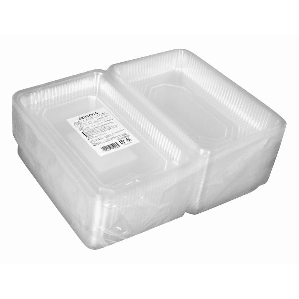 　ギフトサービスについて行楽などのお弁当に最適な使い捨て容器。お惣菜の保存容器としても使用可能。酒、アルコール成分を含む食品の長期保存不可。揚げたての天ぷら等を熱い状態のまま入れない。柑橘類に含まれるテルペンや油脂により変質することがある。...
