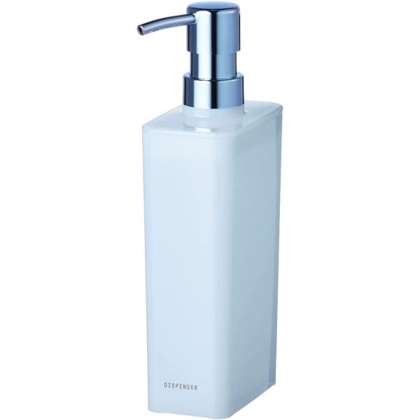　ギフトサービスについて液体専用ディスペンサー。フタが外せて洗いやすく詰め替えやすい。底面湾曲形状で中身を使い切りやすい。半透明容器で残量が見える。サイズ幅5.8×奥行9.9×高さ22.5cm※ノズルを本体のロゴ印刷側に向けた時の商品の最大...