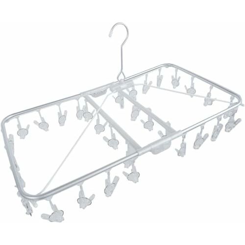 　ギフトサービスについてピンチ、ピンチ吊りヒモ部分に耐衝撃性に優れた工業用プラスチック素材を使用。サイズ(約)幅350×奥行630×高さ320mm本体/アルミ、ポリプロピレン ワイヤー/PP被膜鉄線 キャップ/ポリエチレン 洗濯ばさみ・吊り...