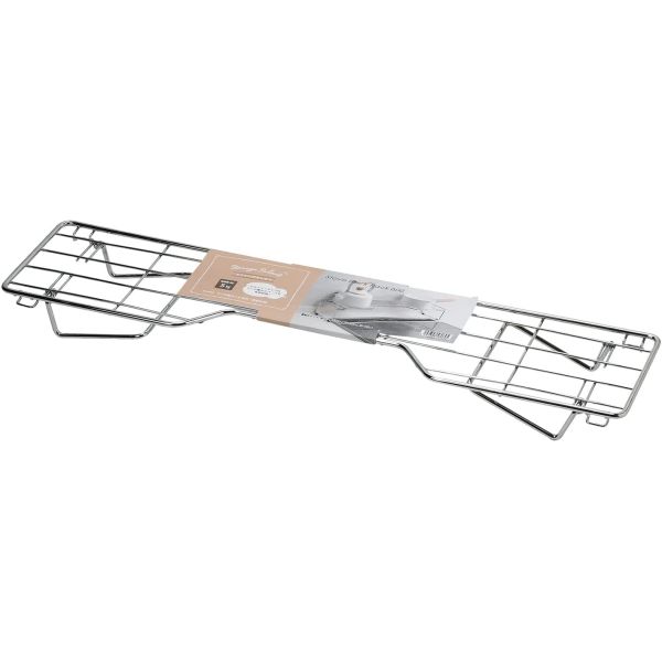 　ギフトサービスについてビルトインコンロ奥に最適なワイヤーラック。鍋やフライパン・ケトルなどの一時置きに。使用しない時は脚を折りたたんでコンパクトに収納可能。使用時サイズ(約)幅62×奥行15×高さ11.5cm個装サイズ(約) 幅62×奥行...