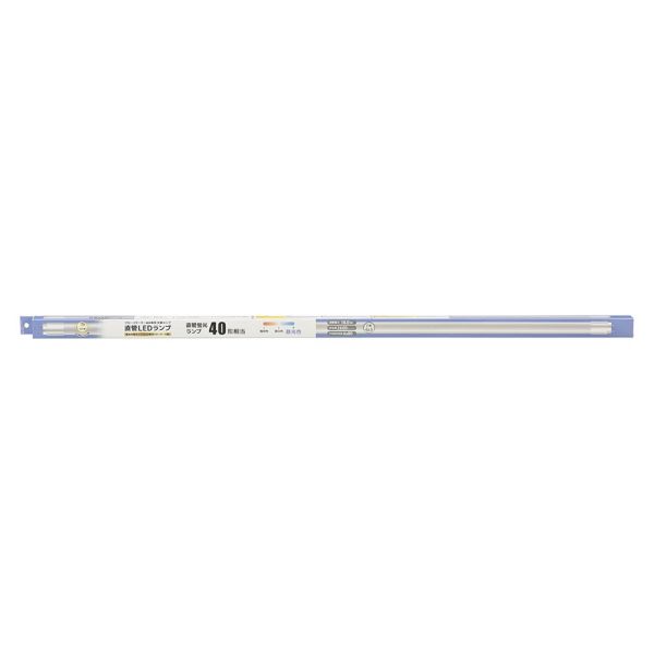 　ギフトサービスについて・商品名: 直管形LEDランプ(40形/昼光色/2600 lm/18W/片側給電)・型番: LDF40SS・D/18/26 7C・JANコード: 4971275651968・販売元: (株)オーム電機【特徴】●グロー...