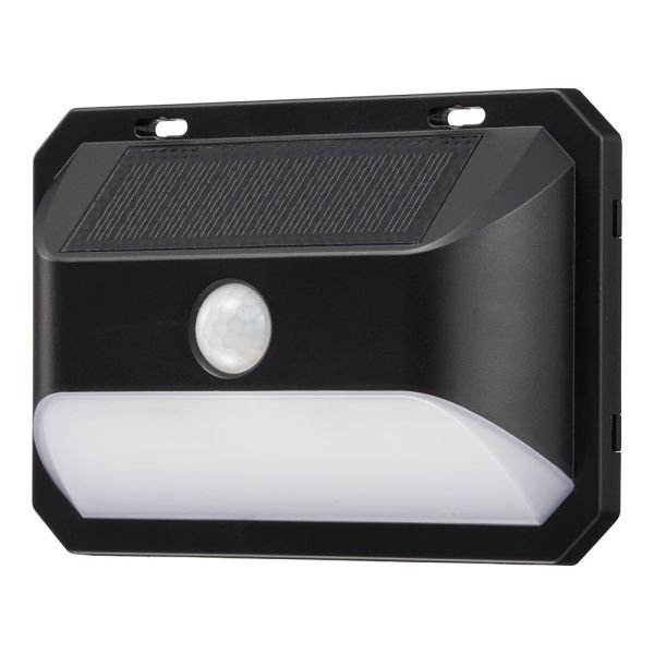 　ギフトサービスについて・商品名: センサーウォールライト(明暗+人感センサー/400 lm/ソーラー発電式/昼光色/保護等級IP65/ブラック)・型番: LS-B400JW-SD2・JANコード: 4971275651821・販売元: (...