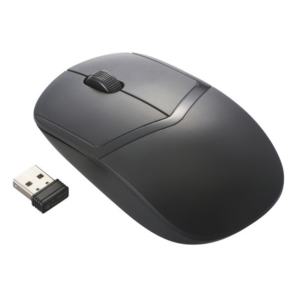 　ギフトサービスについて・商品名: 光学式マウス(無線2.4GHz/3ボタン/静音/Blue LED/1200dpi/Mサイズ/黒)・型番: PC-SMWBS3MB08-K・JANコード: 4971275131606・販売元: (株)オーム...
