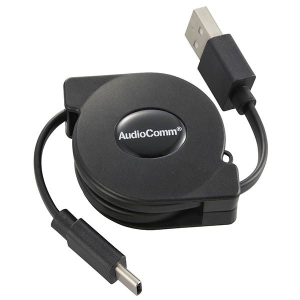 　ギフトサービスについて・商品名: USB2.0 Type-C 巻取ケーブル(0.8m/ブラック)・型番: SMT-L08MCA-K・JANコード: 4971275170742・販売元: (株)オーム電機【特長】●スマートフォン用 次世代コ...