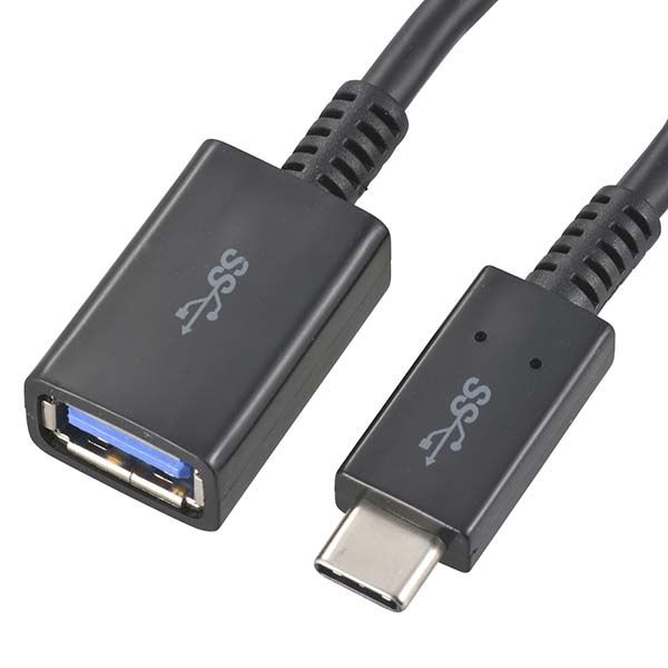 　ギフトサービスについて・商品名: USB Type-Aメス/USB3.1 Gen1 Type-C ケーブル(0.15m)・型番: SMT-L015CAJ-K・JANコード: 4971275170728・販売元: (株)オーム電機【特長】●...
