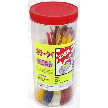 　ギフトサービスについて・商品名: カラータイ(3サイズ/アソート/300本入り)・型番: CAS300P・JANコード: 4971275433250・販売元: (株)オーム電機【特長】■ 電線の結束、配線のまとめなどに便利です。■ 3サイ...