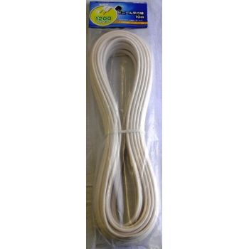 　ギフトサービスについて・商品名: ビニール平行線(2.0mm2/10m/白)・型番: VFF2.0 10M WH・JANコード: 4971275474710・販売元: (株)オーム電機【特長】●屋内で使用する電気器具の電源コードや延長コー...