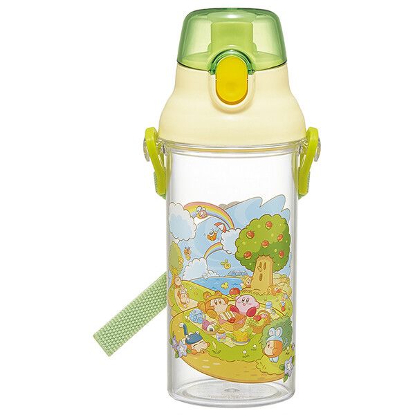 　ギフトサービスについて食洗機対応のプラスチック製ボトル(水筒)。本体には割れにくくて透明度の高いPETを使用。キャップを開けるとすぐ飲めるダイレクト飲み口。キャップはワンプッシュ式で簡単にオープン。軽くて持ちやすい形状。氷が入れやすい広口...