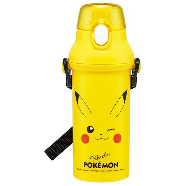 　ギフトサービスについて食洗機対応のプラスチック製直飲みボトル(水筒)。キャップを開けるとすぐ飲めるダイレクト飲み口。キャップはワンプッシュ式で簡単にオープン。軽くて持ちやすい形状。氷が入れやすい広口タイプ。肩に掛けて持ち運べるショルダーベ...