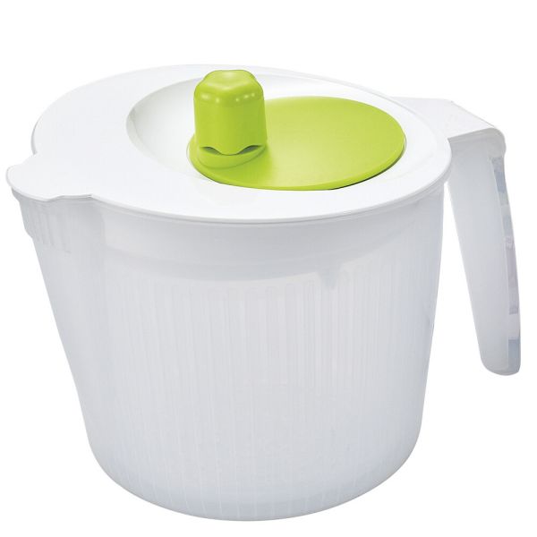 　ギフトサービスについて下村工業商品サイズ:約220×160×160mm商品重量:約330g■生産地:日本■素材・成分:本体・フタ・バスケット・ツマミ:ポリプロピレン、ギア:ポリアセタール■パッケージ:個別箱くるくる回すだけで、遠心力で野菜...