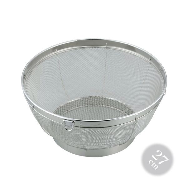 　ギフトサービスについて和平フレイズ商品サイズ(約):28×28×13.2cm商品重量(約)250g■生産地:中国■素材・成分:ステンレス鋼細かく切った野菜や果物などの水洗いや水切りに便利です。吊り下げて収納できるリング付。商品特徴一覧10...