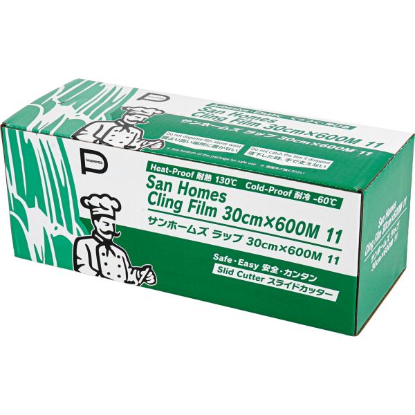 　ギフトサービスについてサンホームズプロダクツジャパン商品サイズ(約):横370×縦145×高145mm商品重量(約):2669gラップのサイズ:幅30cm×長さ600m■生産地:中国■素材・成分:塩化ビニル樹脂■パッケージ:個別箱プロの現...