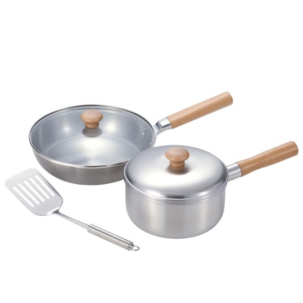　ギフトサービスについて和平フレイズ●片手鍋18cm商品サイズ(約):345×190×137mm商品重量(約):740g満水容量(約):2.2L●ガラス蓋付フライパン24cm商品サイズ(約):414×248×110mm商品重量(約):147...