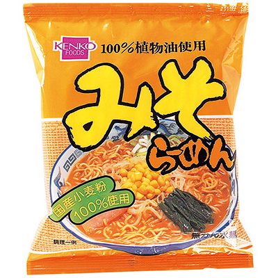 　ギフトサービスについて国産小麦粉・無かん水麺を使用しています。魚介と野菜だしのスープで牛・豚・鶏は使用しておりません。香り豊かなみそ味です。■ブランド名: 健康フーズ■内容量: 内容量:100g商品サイズ:160mm×120mm×37mm...