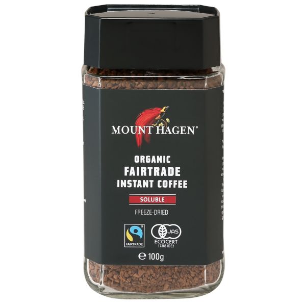 　ギフトサービスについて高地有機栽培の厳しく選び抜いた最高品質アラビカ豆100%によるブレンドです。深く豊かな香りとコクを持つ本格派の味をお楽しみください。■ブランド名: マウントハーゲン■内容量: 内容量:100g商品サイズ:60.5mm...