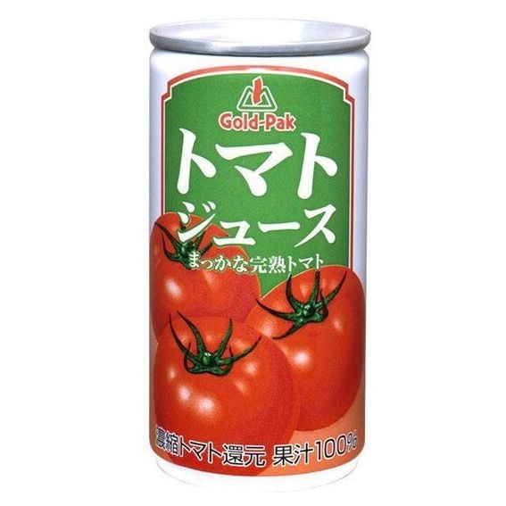 　ギフトサービスについて真っ赤に完熟した良質なトマトを、風味豊かでまろやかに仕上げた食塩無添加のトマトジュースです。■ブランド名: ゴールドパック■内容量: 内容量:190g商品サイズ:53mm×53mm×104mm 222g■原材料:トマ...