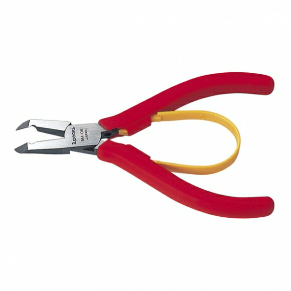 ●材料：バナジウム鋼 ●硬さ(HRC)：57〜62(刃部) ●刃角度：42° ●グリップ:エラストマー ●呼び寸法:115mm ●A：118mm ●B：48mm ●C：10.5mm ●D：7.5mm ●E：- ●重量：55g ●切断能力 　...