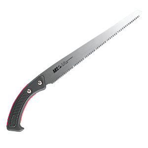 商品仕様 ●細目仕様●衝撃焼入●UVカット採用●特殊表面処理●サヤ付●5.0mmピッチ目立て●替刃式構成 商品サイズ ●全長：463mm●刃長：300mm●質量：246g 適合替刃 ●KL-30A-1りんご樹など果樹剪定に切れ味を発揮します...