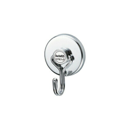 ●超強力なマグネットフックです。フックが前後180°、左右360°可動で天井にも取り付け可能です。●金属面に取り付けて品物の吊るし、保管などに。 商品詳細 吸着力(N) 29.4 カラー メッキ マグネットサイズ 径：66mm 本体質量 2...