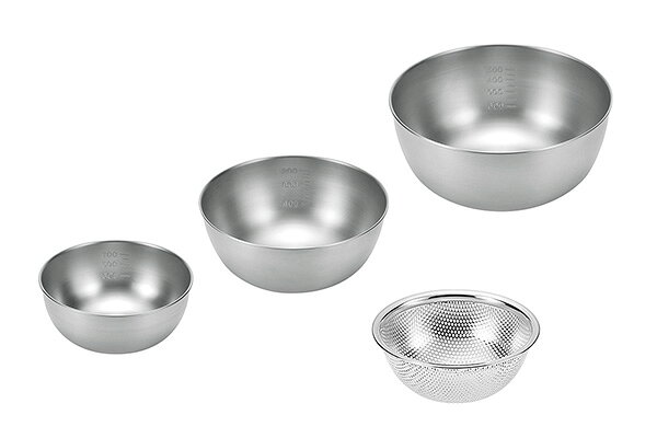 【商品詳細】 ●内容／ボウル15cm：約Φ157×H65mm 　　　　［約160g・容量約1.0L］ 　　　／ボウル18cm：約Φ190×H80mm 　　　　［約210g・容量約1.6L］ 　　　／ボウル21cm：約Φ220×H95mm 　...