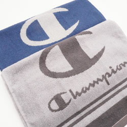 チャンピオン フェイスタオル シンプル ロゴ 34×80cm 綿100％　ベトナム ポスト投函便の場合は1枚または2枚までとさせていただきます。