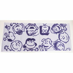 スヌーピー フェイスタオル 表ガーゼ裏パイル 34×80cm 日本製
