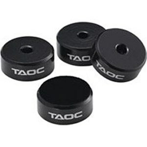 TAOC グラデーション鋳鉄 インシュレーター (8個1組) TITE-13GSスモールオーディオに最適なインシュレーター。音質のお好みに合わせて貼り付け可能な高音質フェルトを組み合わせています。