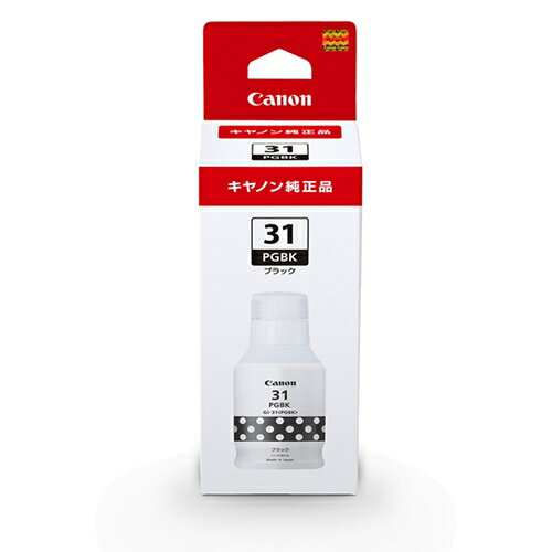 キヤノン GI31PGBK インクボトル 顔料ブラック発売日：2020年11月12日●G3360用インクボトル【仕様】対応機種：G3360