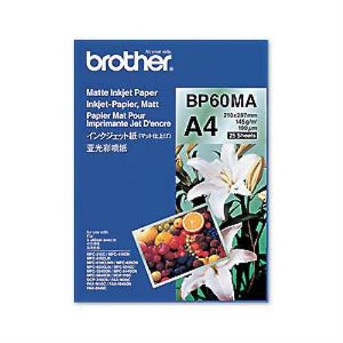 ブラザー BP60MA 純正専用紙 ●A4マッド仕上げ●インクジェット複合機消耗品●入数：25枚ブラザーインクジェット紙 マット仕上げ （A4・25枚）　BP60MA型番：BP60MA　　JANコード：　4977766628518シートサイ...