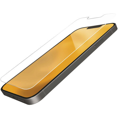 エレコム PM-A21BFLGO iPhone 17e/16e/14/13/13 Pro ガラスフィルム ゴリラガラス 指紋防止 貼り付けツール付 ●なめらかな指滑りを実現するリアルガラスのGorilla(R)ガラスを使用した薄型タイプの画...