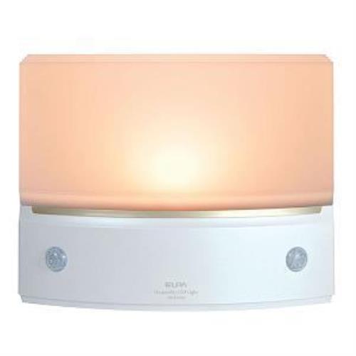 メーカー名：朝日電器型番：HLH-1203(PW)商品名：エルパ(ELPA)LEDナイトライト「もてなしのあかり」( 3W / 電球色 / 据置き・薄型 )パールホワイトJANコード：4901087197033暗くて見えなかったスイッチの場...