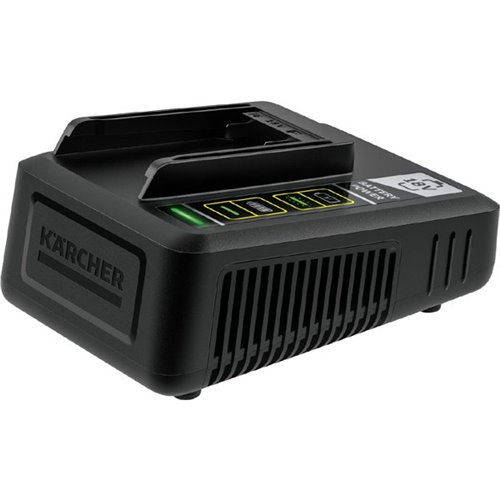 ケルヒャー 2.445-038.0 急速充電器 BC 18V●ケルヒャー家庭用バッテリープラットフォーム18Vバッテリー専用の急速充電器です。※36Vバッテリーには使用できません。●急速準電2.5 Ah バッテリーを44分で80％充電(83...