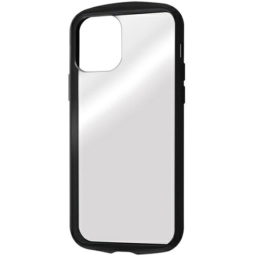 レイ・アウトiPhone 12 Pro ／ iPhone 12 （2020年発売 6.1インチ） 耐衝撃ハイブリッド Puffull/クリア/ブラックRT-P27CC14/CBM四つ角だけでなく、側面全周が耐衝撃構造。全周フルエアクッション...