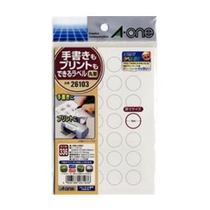 エーワン 26103 手書きもプリントもできるラベル ( はがきサイズ / 丸型28面 / 15mmφ / 12シート )● 手書き・プリントどちらでも使えるラベルです。少量でも手軽に作れるはがきサイズ。● 各種表示用に便利なサイズのラベル...