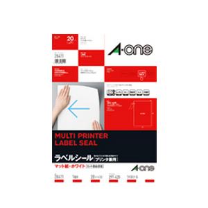 エーワン 28411 ラベルシール プリンタ兼用 ( A3判 / 1面 / ノーカット / 20シート ) ホワイト● いろいろなプリンタで印刷できるラベルシールです。● ノーカットなので自由に切って使えます。● 高品質の素材を使用している...