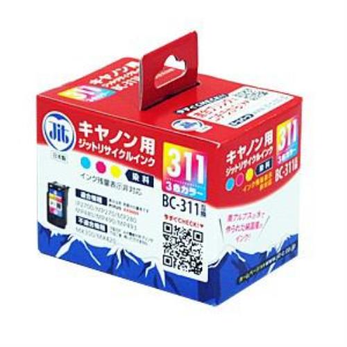 ジット JITKC311C キヤノン Canon：BC-311 カラー対応 ジット リサイクルインク カートリッジ 発売日：2010年4月30日●プリンタインクはジットのリサイクルインクがおすすめ！なぜなら・・・3つの嬉しいメリット！(1)...