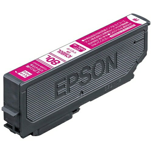 エコリカ ECI-E80L-M エコリカ 互換リサイクルインクカートリッジ エプソン ICM80L とうもろこし マゼンタ(染料) 増量 ●エコリカ リサイクルインク エプソンICM80L互換●対応カートリッジ:エプソンICM80L●カラー...