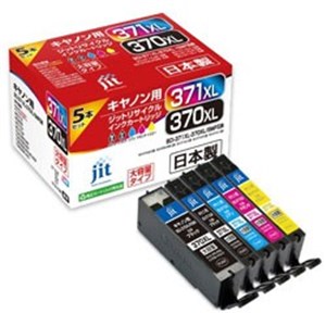 ジット JITAC3703715PXL キヤノン Canon：BCI-371XL+370XL／5MP（大容量）5色マルチパック対応 ジット リサイクルインク カートリッジ 発売日：2010年4月30日●プリンタインクはジットのリサイクルイン...