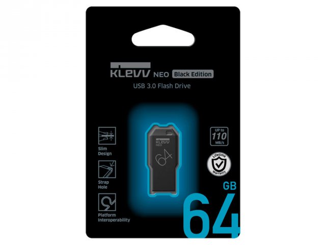 ESSENCORE U064GUR3-NE-JP USBメモリ USB3.0対応 KLEVV NEO Black Edition 64GB ブラック発売日：2018年1月31日●小型で軽くコンパクト●便利なストラップホール付き【仕様】容量：...