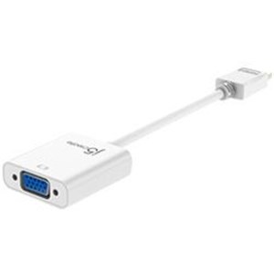 J5 JDA213J HDMI to VGA 変換アダプター ホワイト発売日：2015年1月16日●オーディオ出力対応。●セルフ／バスパワー両対応。＜システム要件＞【HDMI機器（出力）】・デスクトップ、ノートパソコン（Mac／Window...