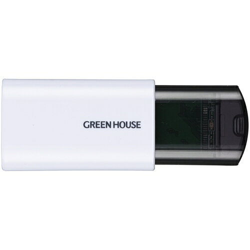グリーンハウス GH-YMUF3NA128GWH Type-A USB3.2 GEN1メモリー 128GB ホワイト発売日：2020年8月11日●キャップ不要、ノック式コネクタ採用ノック式コネクタの採用でキャップ紛失の心配が無用です●USB...