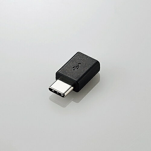 エレコム MPA-MBFCMADNBK USB2.0変換アダプタ(Type-C-micro-B) ブラック●USB micro-B端子をUSB Type-C端子に変換USB micro-B端子をUSB Type-C端子に変換し、USB Ty...