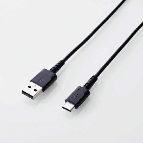 エレコム MPA-ACS12NBK USBケーブル 1.2m USB StandardA-TypeC 急速充電15W 高耐久 2重シールド ブラック ●USB Standard-Aを搭載しているパソコン及び充電器、モバイルバッテリーなどに、...